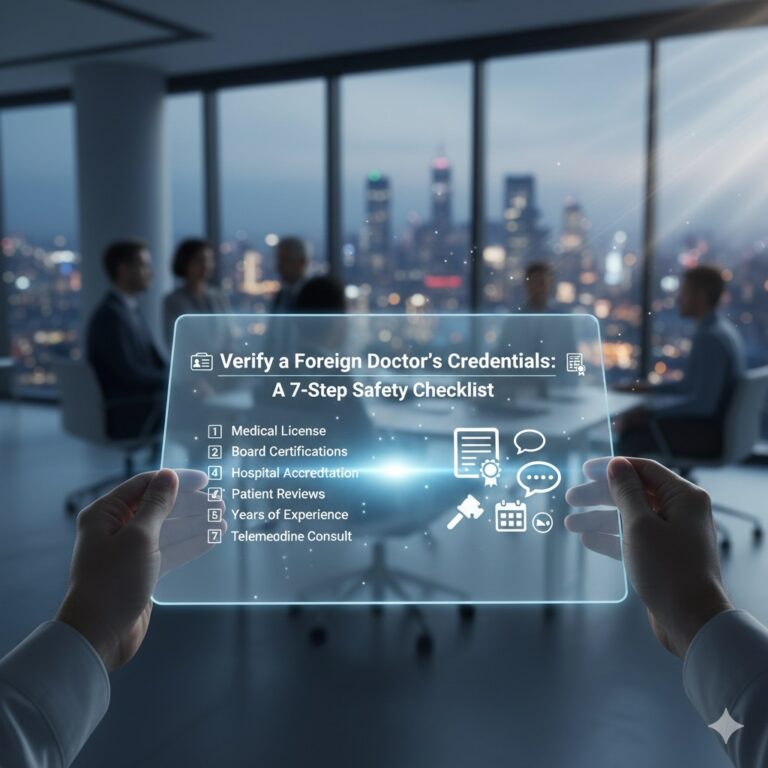 Verify Foreign Doctor Credentials: A 2026 Guide - World Medical Tourism